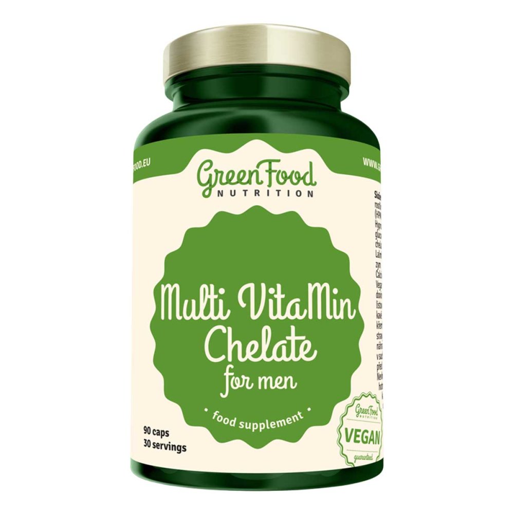 GreenFood Nutrition Multi Vitamin Chelate für Männer 90 stk
