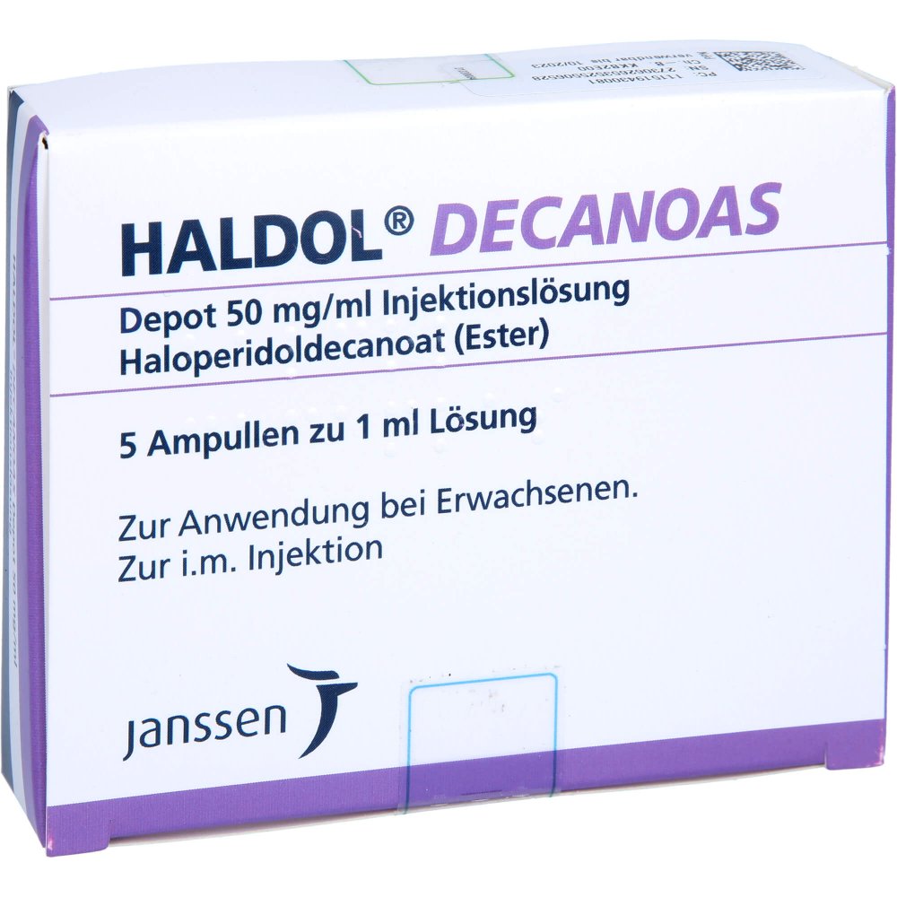 Haldol decanoas Depot 50 mg/ml iniecto -lsg.i.e.amp. 5X1 ml