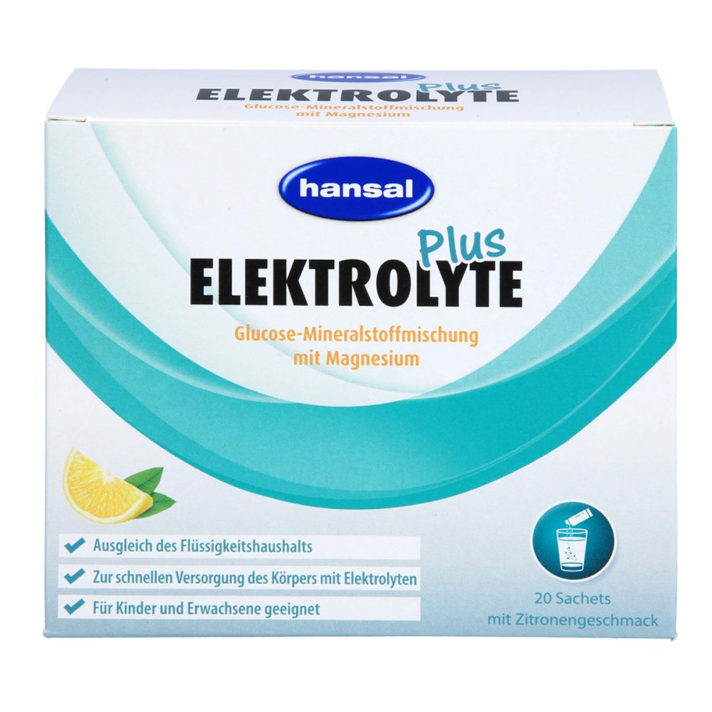 Hansal Elektrolyte Plus Pulver Sachets 20X6 g online kaufen