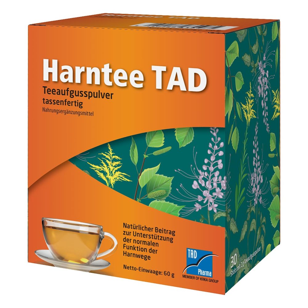 Harntee TAD Sticks Teeaufgusspulver 30X2 g online kaufen