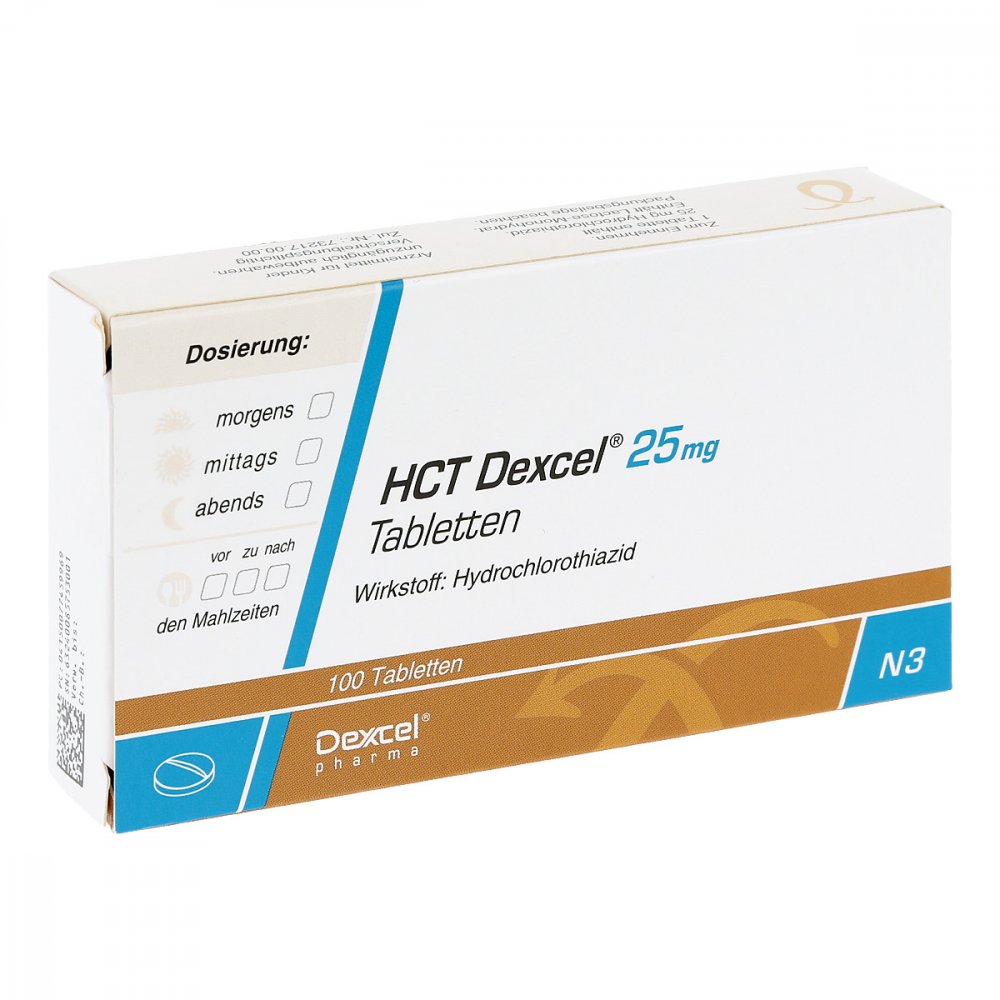 HCT Dexcel 25mg 100 stk online kaufen günstig bei apo.com