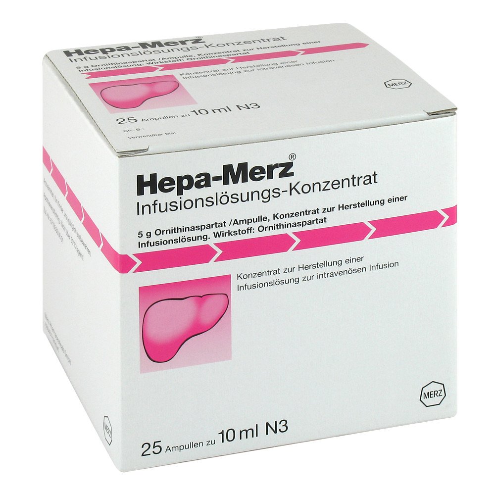 Hepa Merz Infusionskonz. Ampullen 25X10 ml online kaufen
