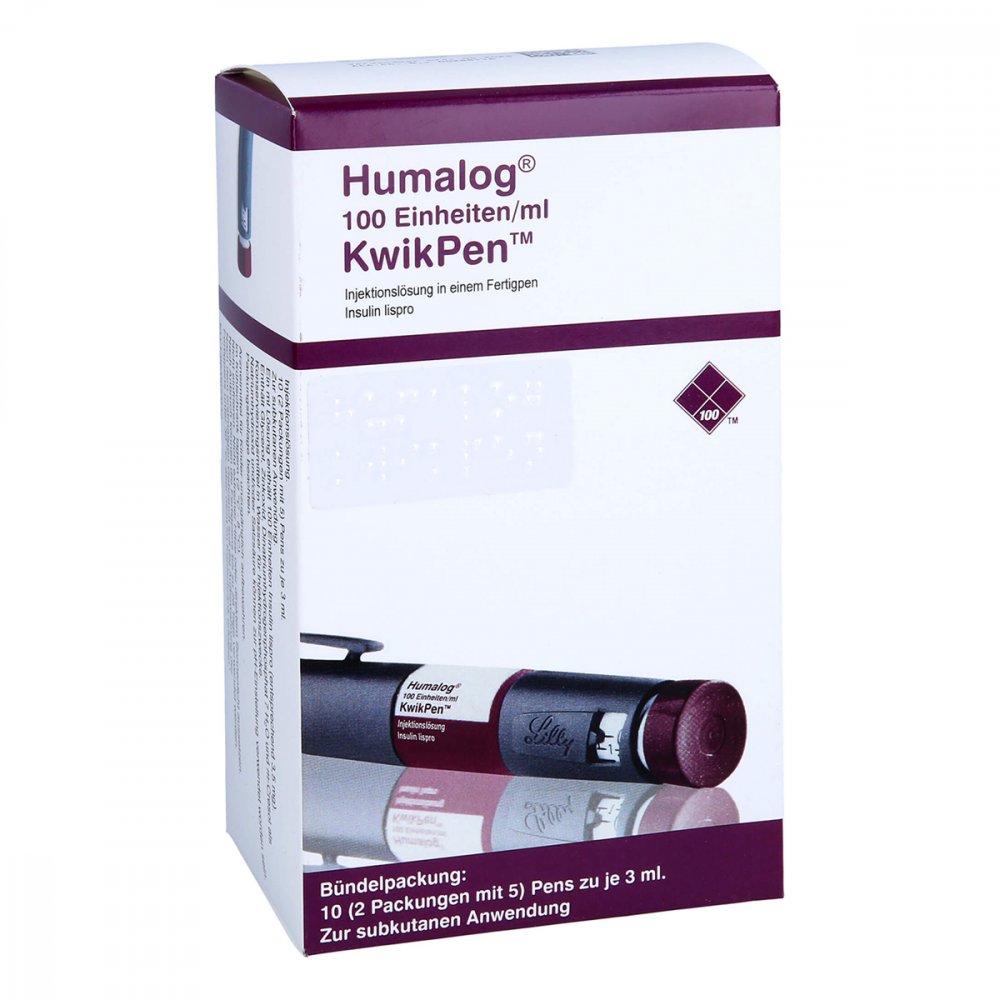 Humalog 100 E/ml Kwikpen Injektionslösung 10 stk