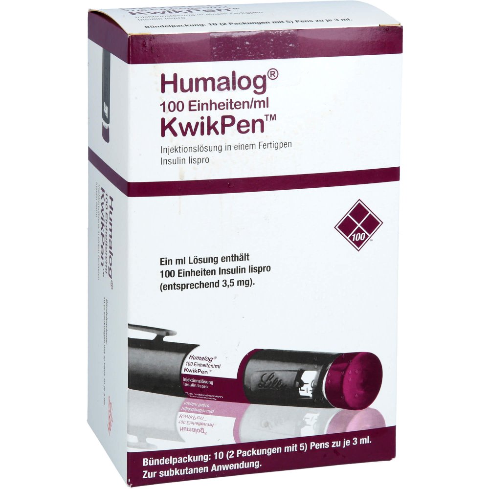 Humalog 100 E/ml Kwikpen Injektionslösung 10 stk