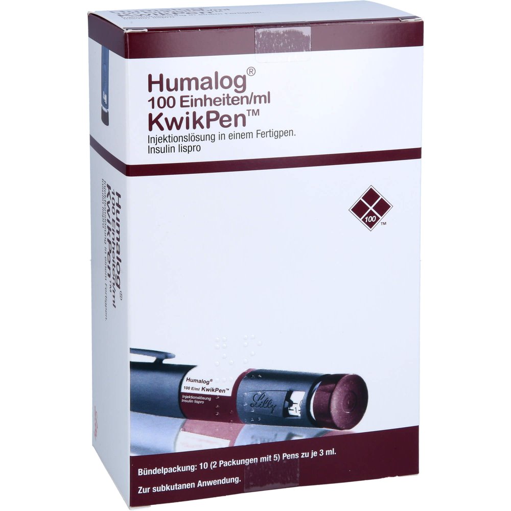 Humalog 100 Einheiten/ml KwikPen 3ml 10 stk online kaufen