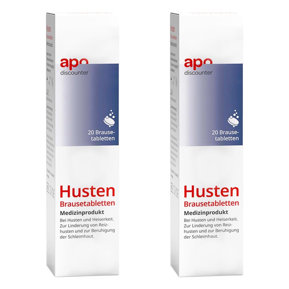 Husten Brausetabletten von apodiscounter 2x20 stk