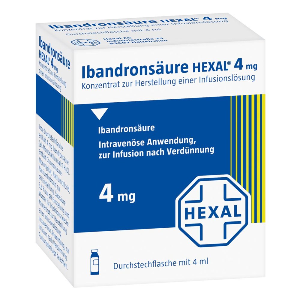 Ibandronsäure Hexal 4 mg Infusum lsg.konz.durchst.-fl. 1 stk