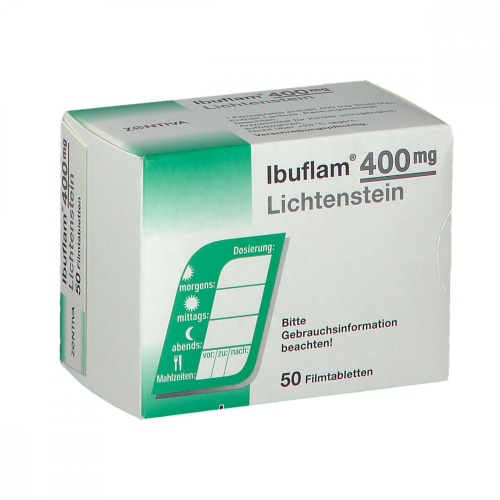Ibuflam 400mg Lichtenstein 50 stk online kaufen