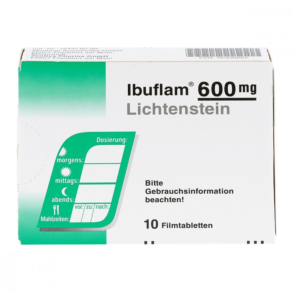 Ibuflam 600mg Lichtenstein 10 stk günstig bei apo.com