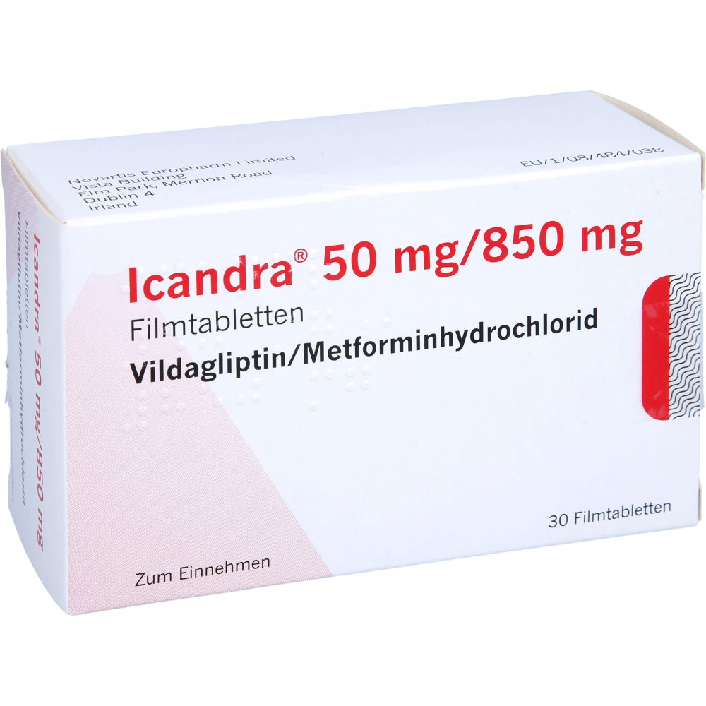 Icandra 50 mg/850 mg Filmtabletten 30 stk online kaufen