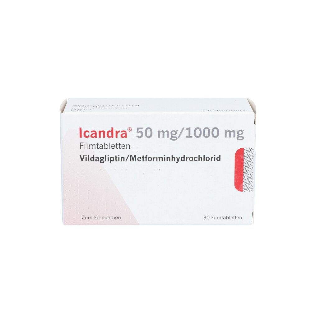 Icandra 50 mg/1000 mg Filmtabletten 30 stk günstig bei apo.com