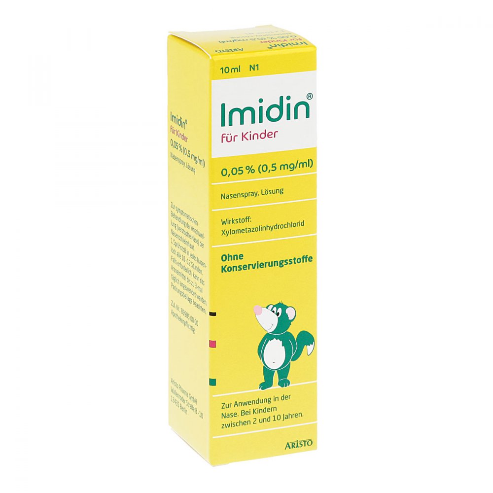 Imidin für Kinder 0,05% 0,5 mg/ml Nasenspray Online Kaufen