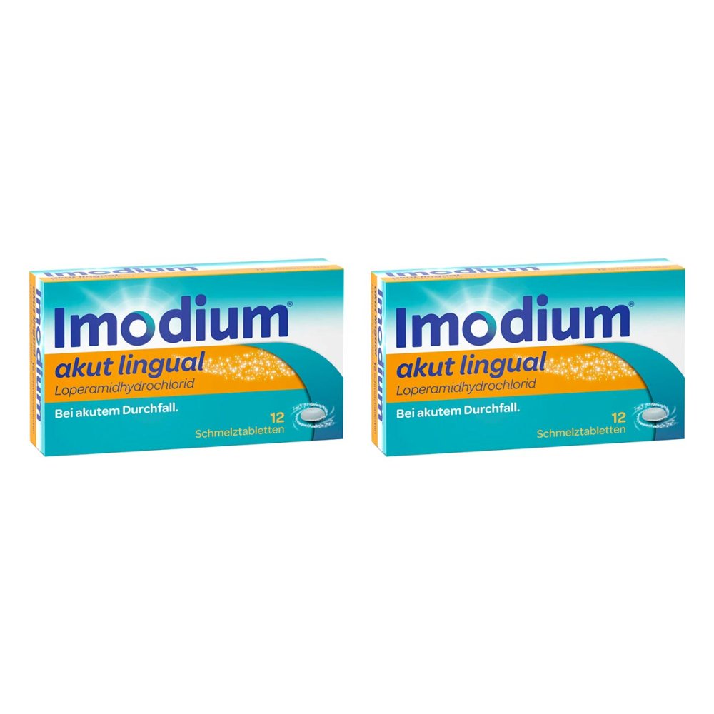 Imodium® akut lingual – Schmelztabletten (2x12 Stk)