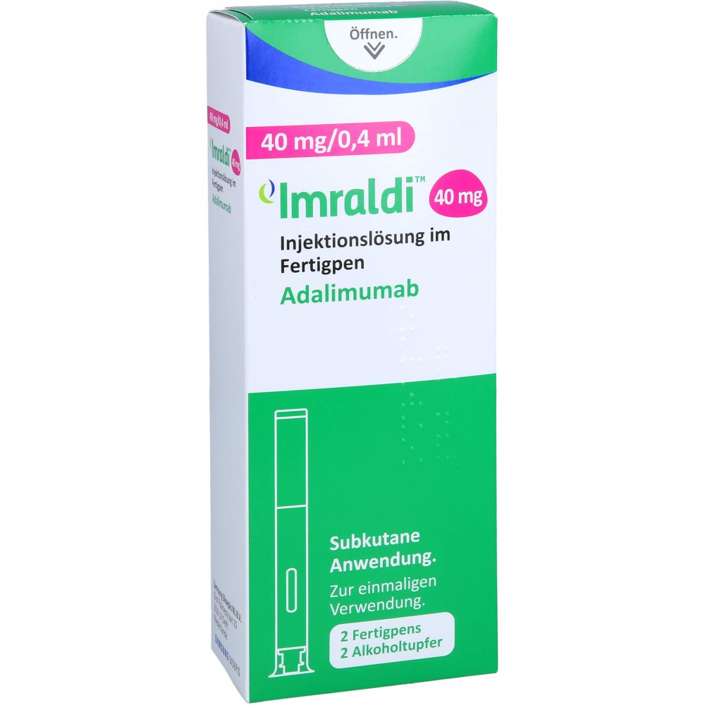 Imraldi 40 Mg/0,4 Ml iniecto -lösung Im Fertigpen 2 stk
