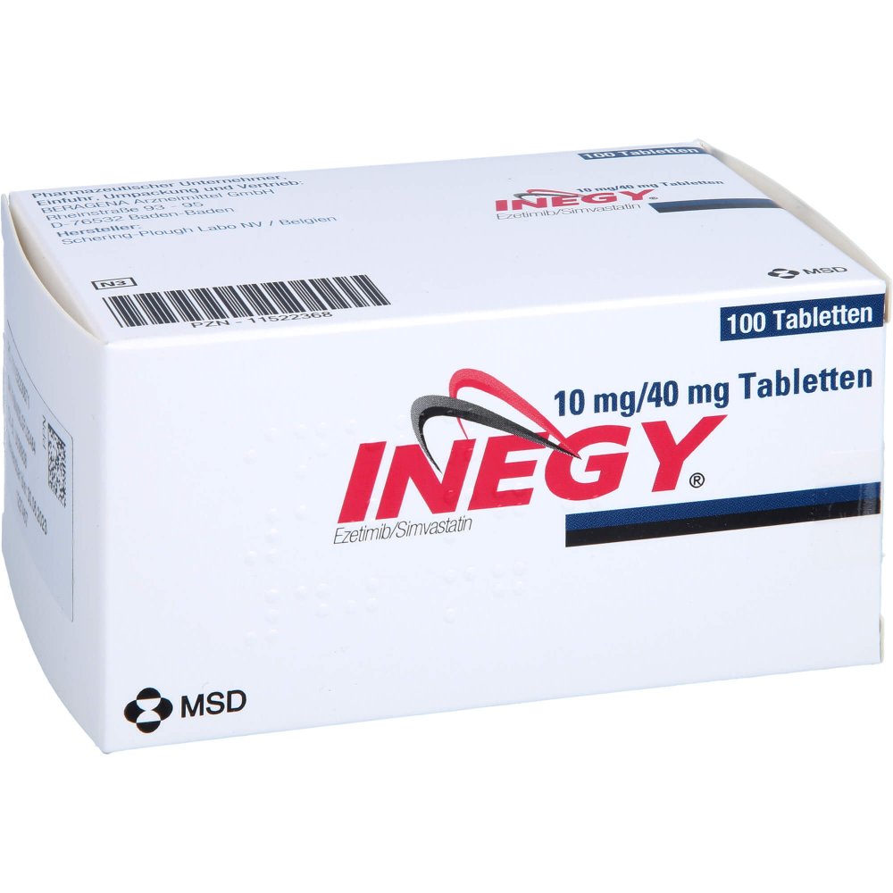 INEGY 10mg/40mg 100 stk online kaufen günstig bei apo.com