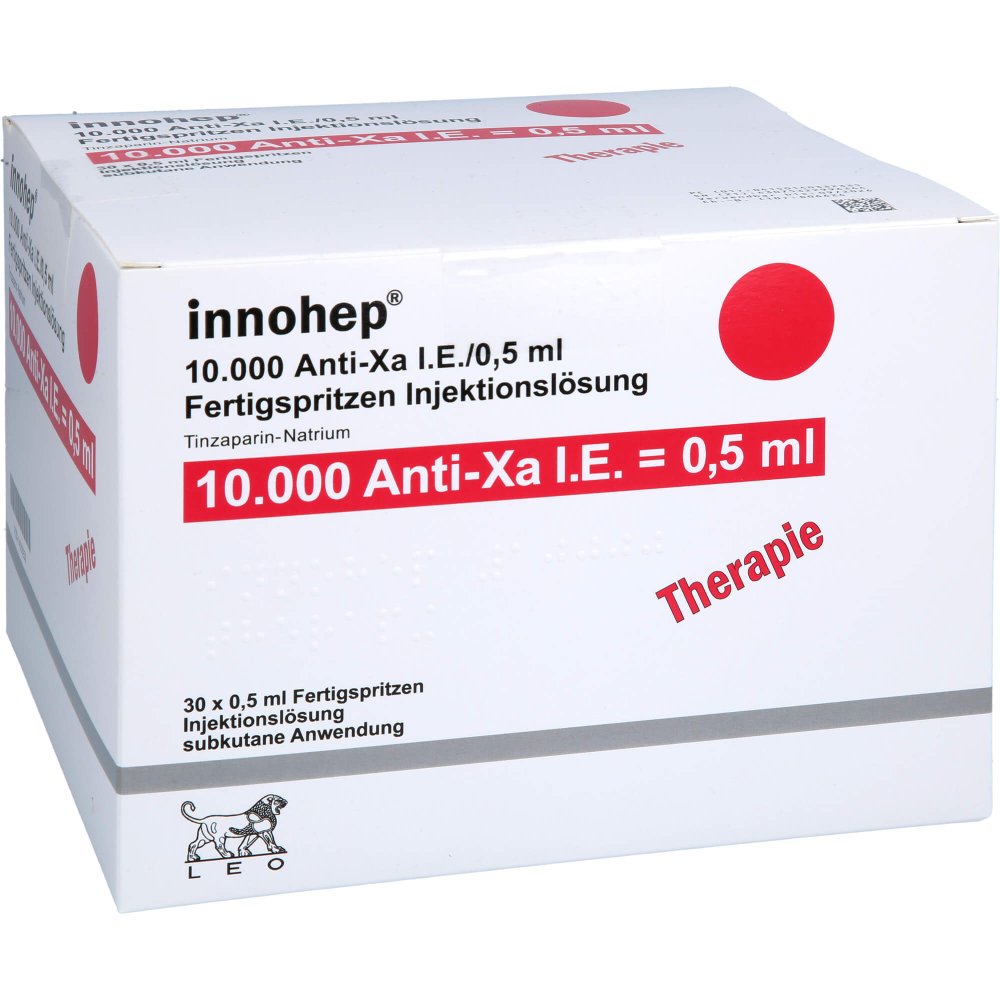 Innohep 10.000 Anti-xa I.e./0,5 ml Fertigspritze 30X0.5 ml