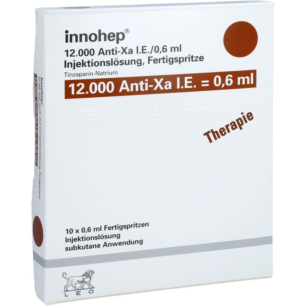 Innohep 12.000 Anti-xa I.e./0,6ml Fertigspritzen 10 stk