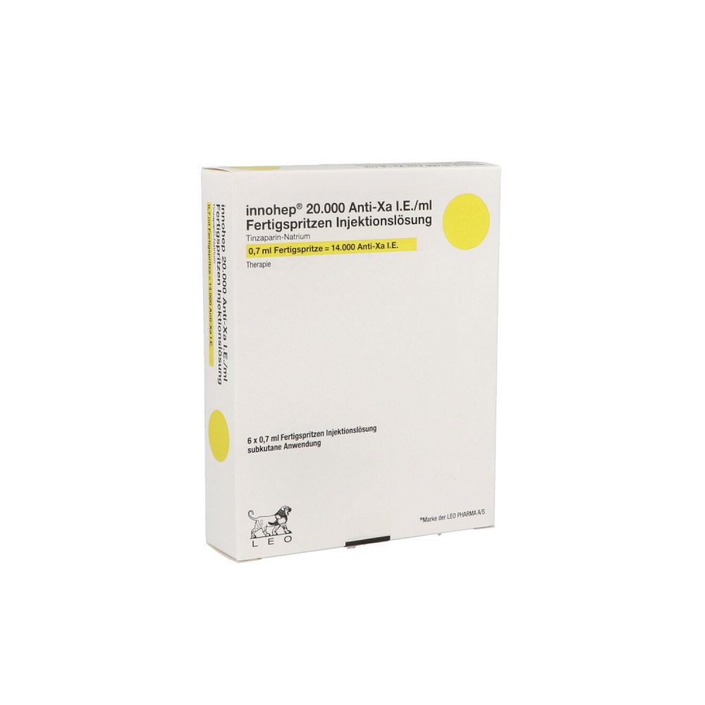 Innohep 20.000 Anti-xa I.e./ml 0,7ml iniecto -lsg.fs 6X0.7 ml