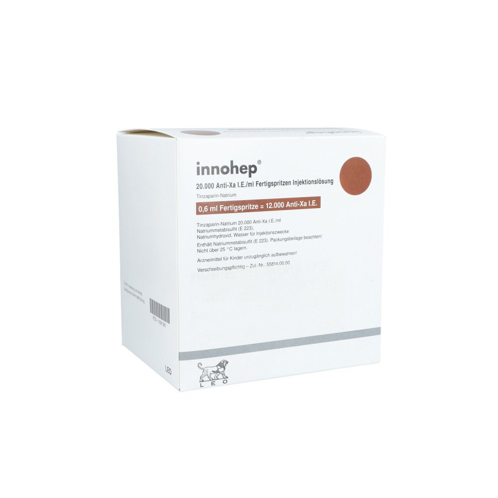 Innohep 20.000 Anti-xa I.e./ml 0,6ml iniecto -lsg.fs 30X0.6 ml