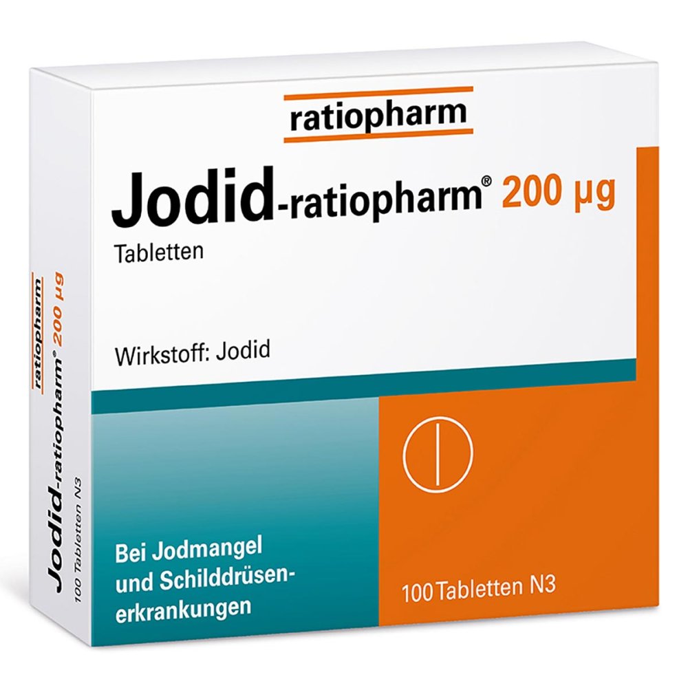 Jodid-ratiopharm 200 μg Tabletten 100 stk online kaufen