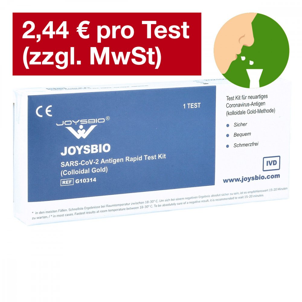 JOYSBIO Spucktest SARS-CoV-2 Antigen Rapid 5000 stk