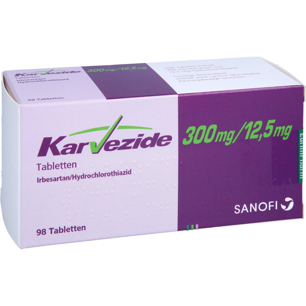 Karvezide 300mg/12,5mg 98 stk online kaufen