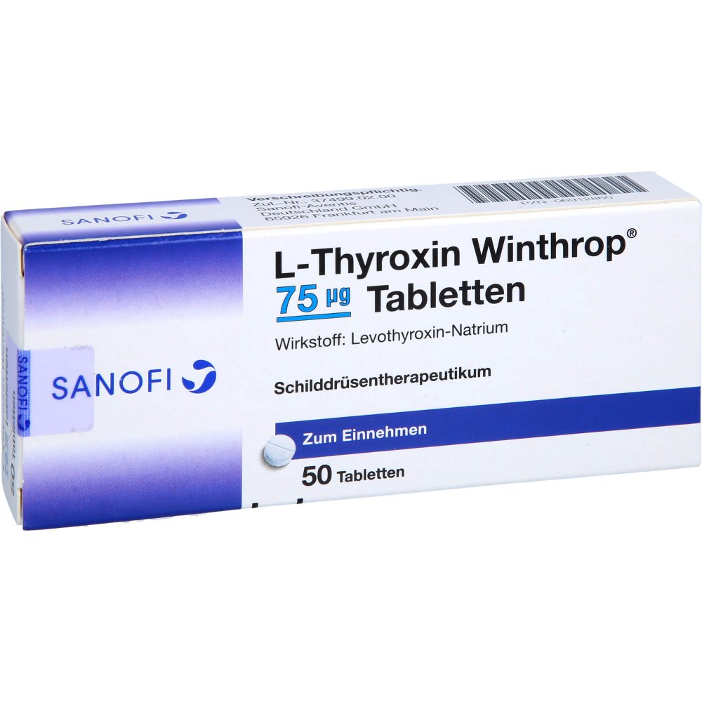 L-thyroxin Winthrop 75 [my]g Tabletten 50 stk online kaufen
