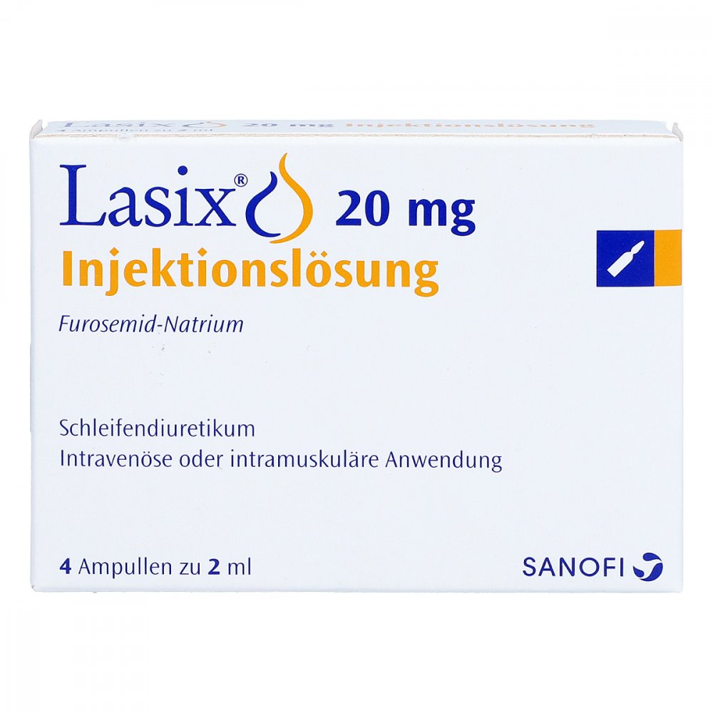 Lasix 20 mg iniecto -lsg. Ampullen 4X2 ml online kaufen