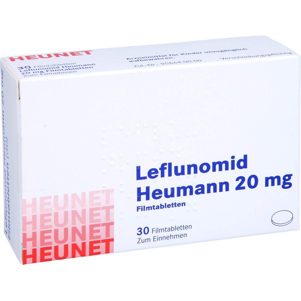 Leflunomid Heumann 20 mg Filmtabletten Heunet 30 stk
