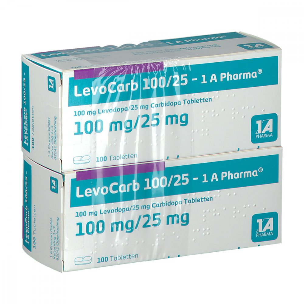 LevoCarb 100/25-1A Pharma 200 stk online kaufen
