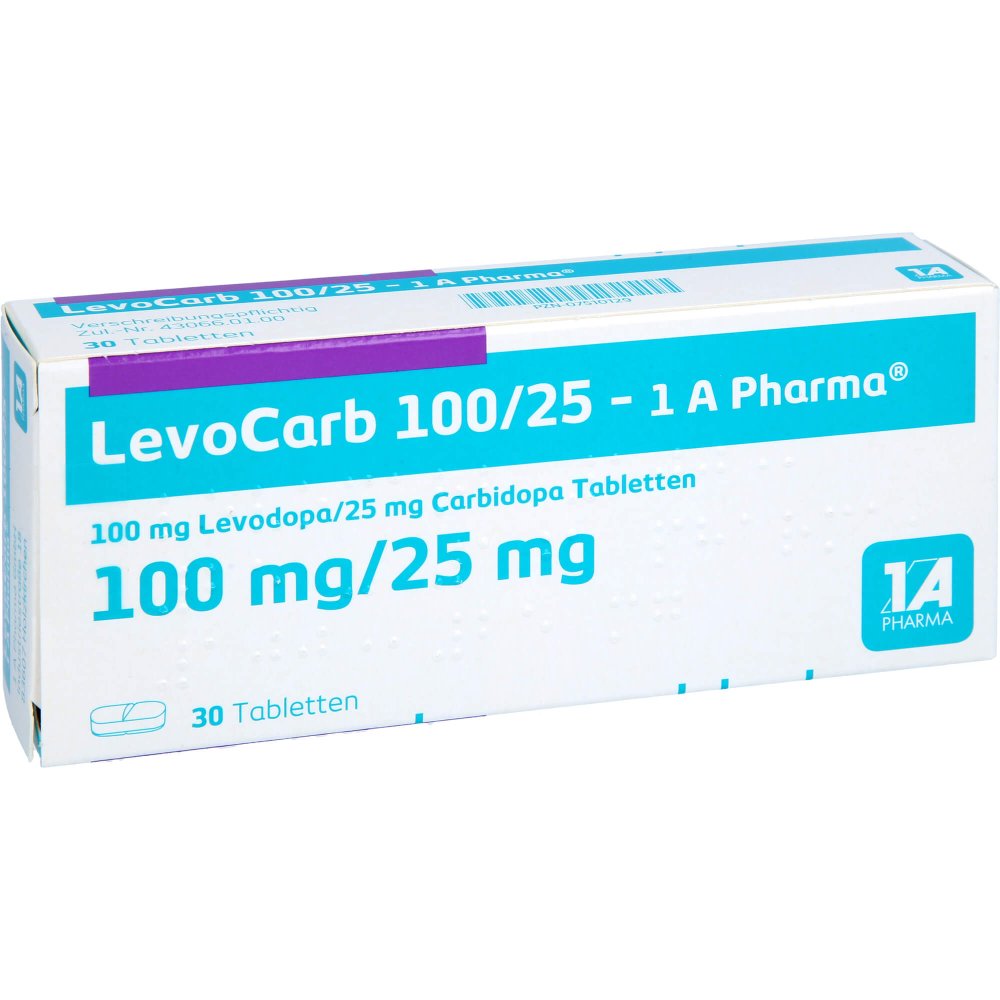 LevoCarb 100/25-1A Pharma 30 stk online kaufen
