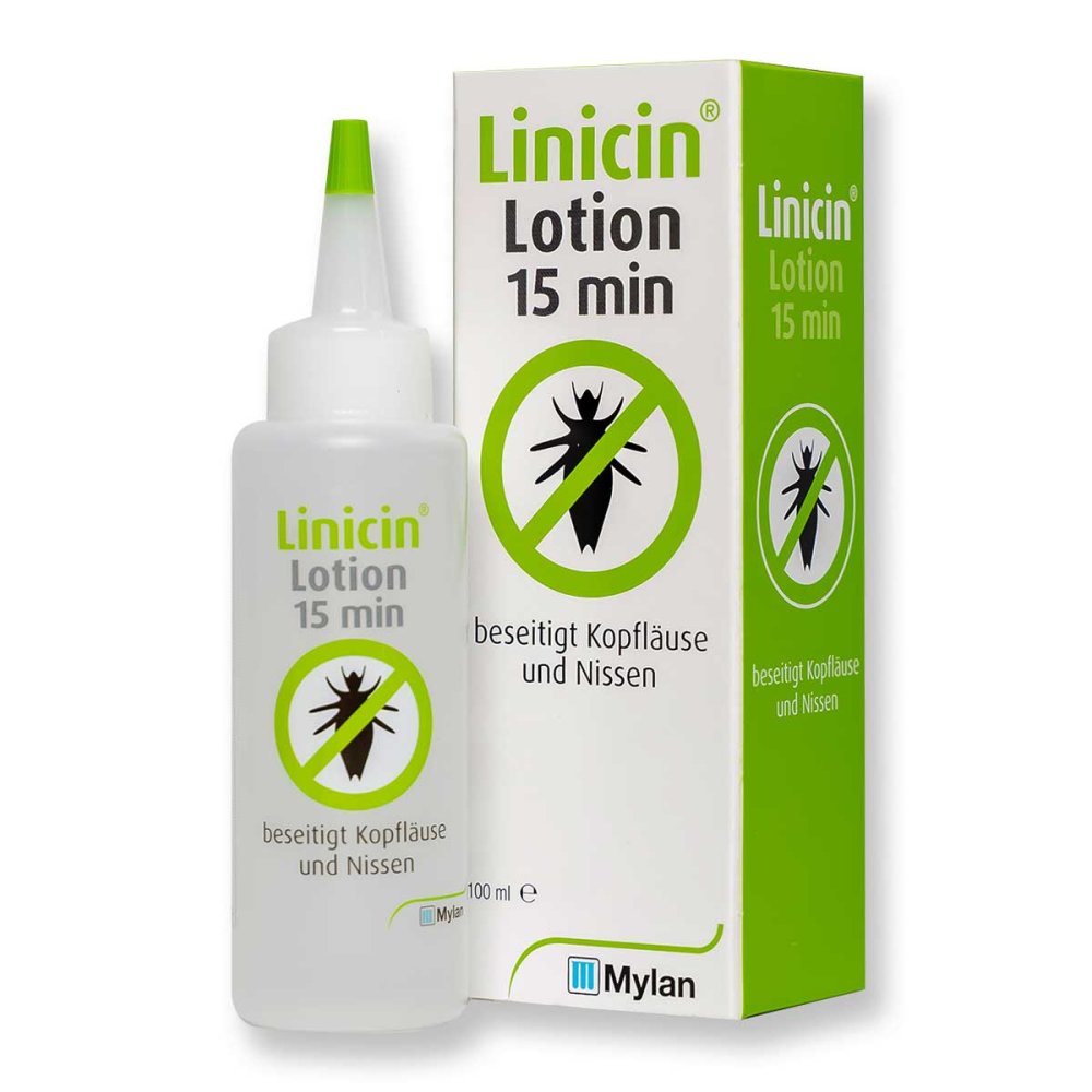 Linicin Lotion-Mittel zur Behandlung von Kopfläusen 100 ml