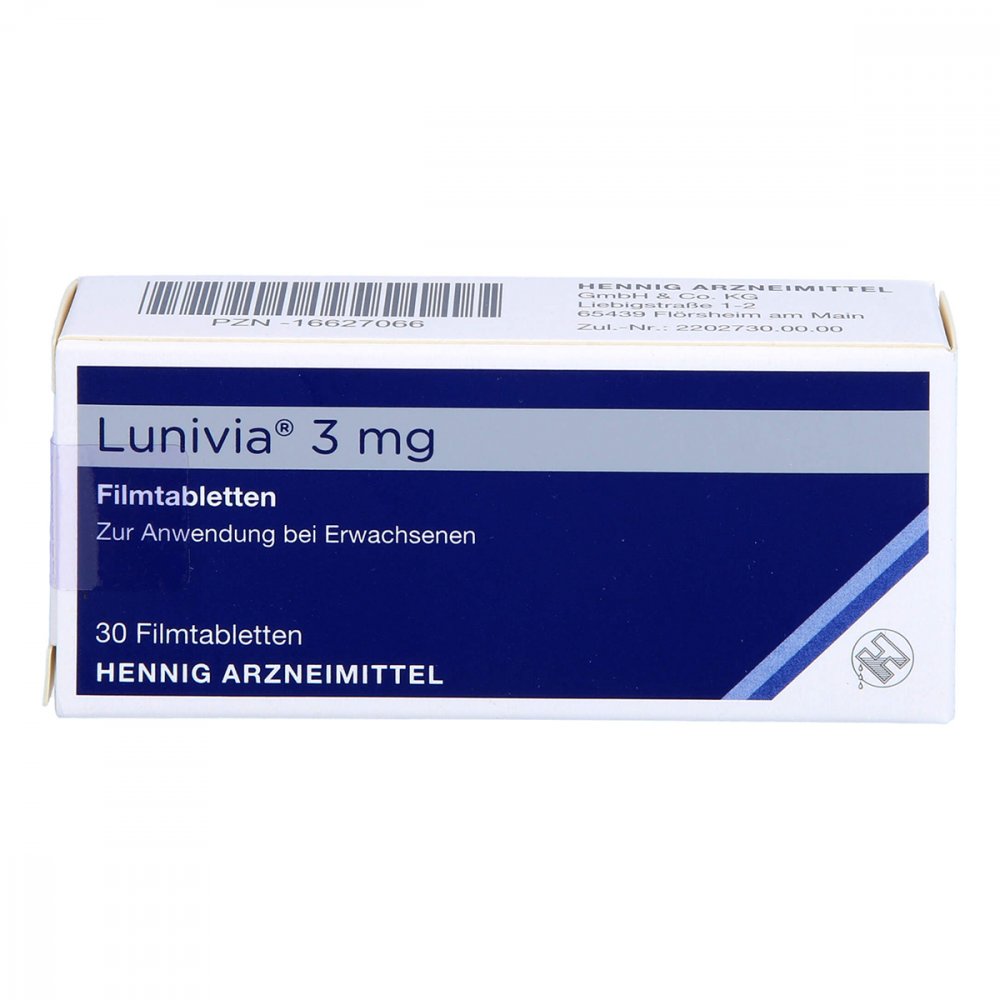 Lunivia 3mg Filmtabletten 30 stk günstig bei apo.com