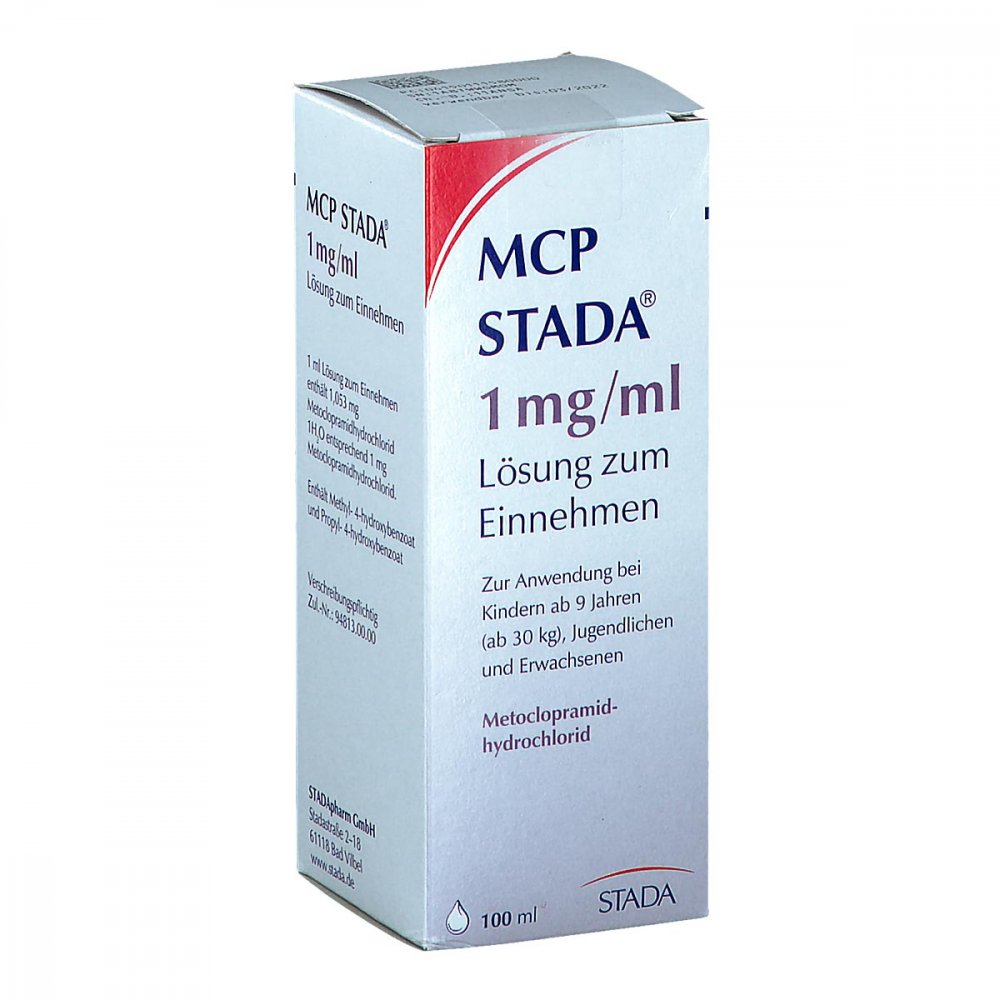 Mcp Stada 1 mg/ml Lösung zum Einnehmen 100 ml