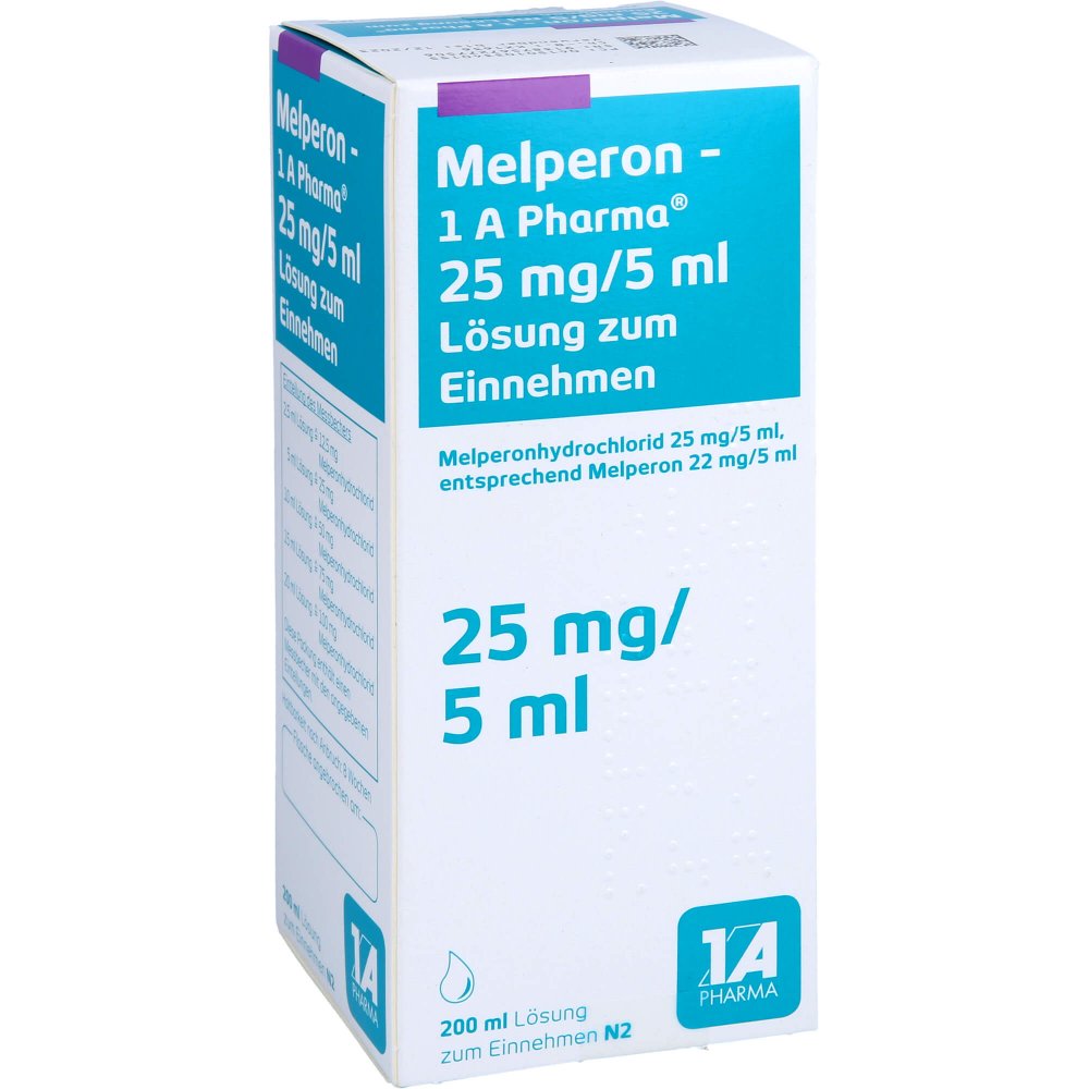 Melperon-1A Pharma 25mg/5ml Lösung zum Einnehmen 200 ml