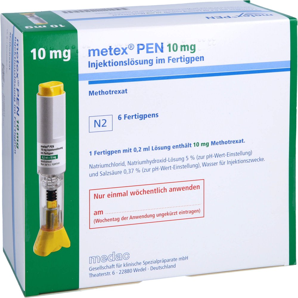 Metex Pen 10 mg Injektionslösung i.e.Fertigpen 6 stk