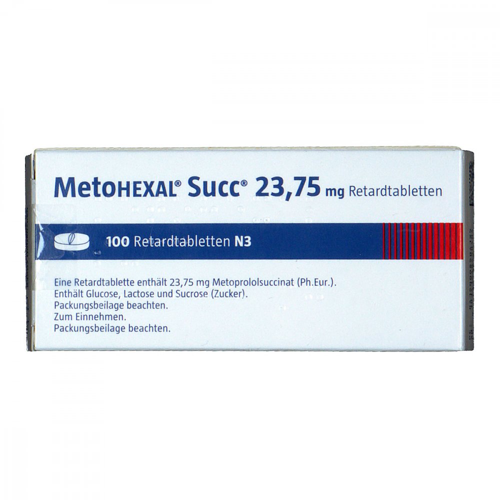 MetoHEXAL Succ 23,75mg 100 stk günstig bei apo.com