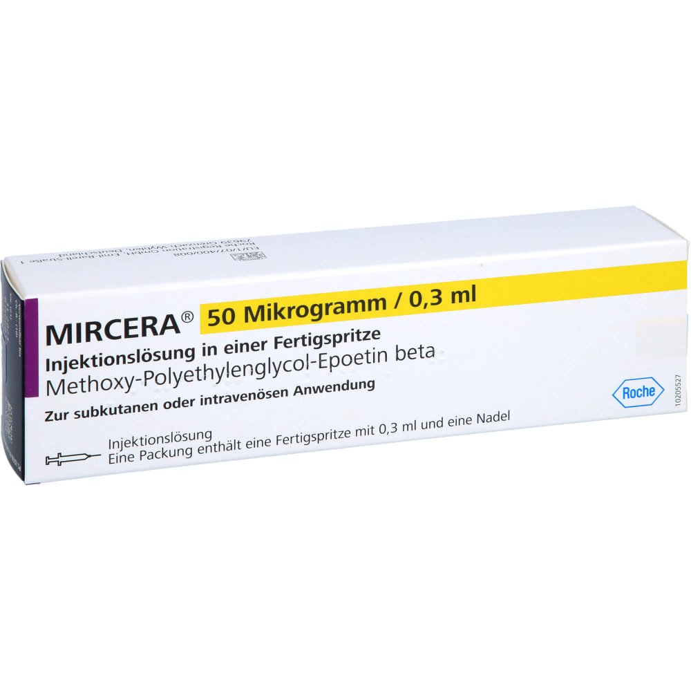 Mircera 50 Mikrogramm/0,3 ml iniecto -lsg.i.e.fert.-s. 1 stk