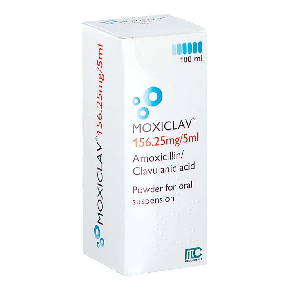 Moxiclav 156,25 mg/5 ml Pulver per E-Rezept in Ihrer Online Apotheke ...