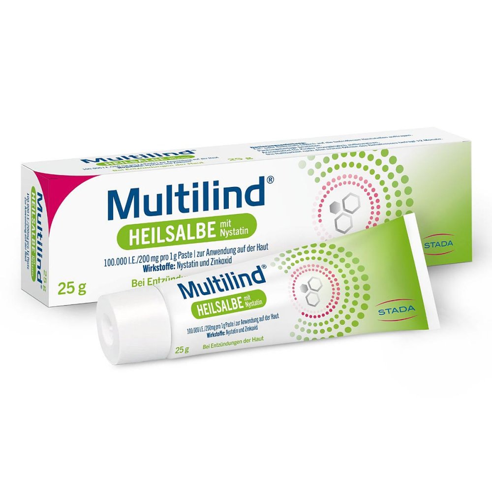 Multilind Wund- und Heilsalbe mit Nystatin und Zinkoxid 25 g