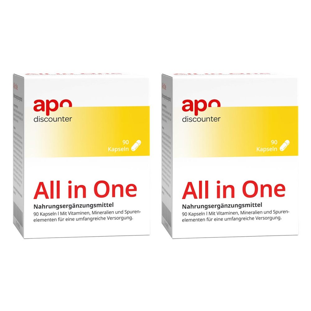 Multivitamin All In One Kapseln von apodiscounter 2x90 stk