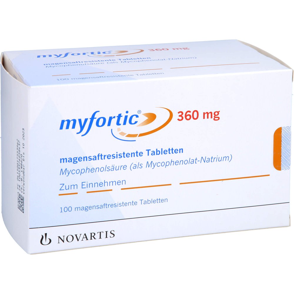 Myfortic 360 mg magensaftresistente Tabletten 100 stk