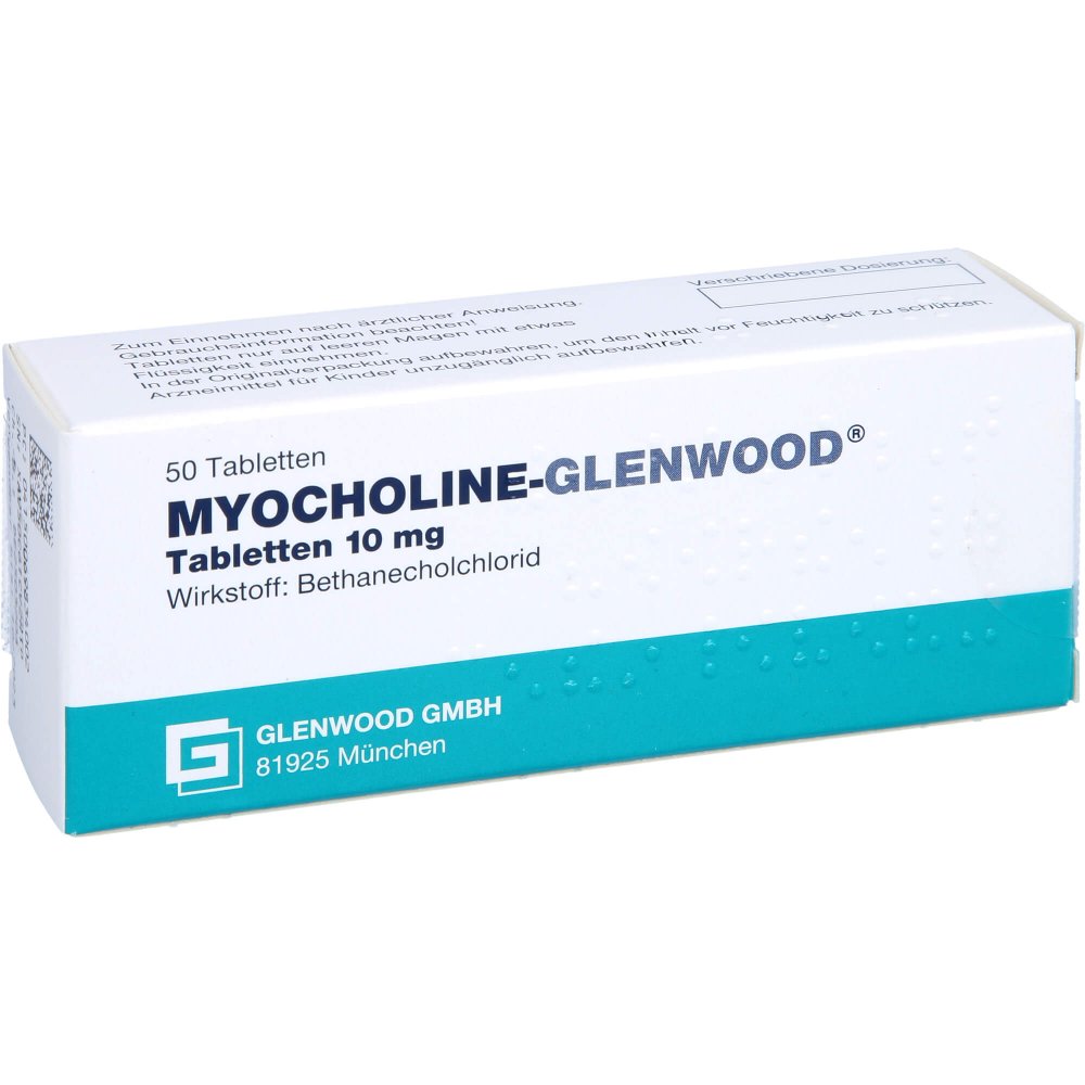 Myocholine Glenwood Tabletten 10 mg 50 stk online kaufen