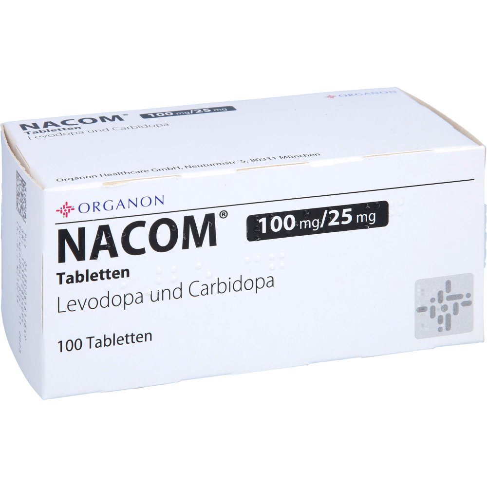 NACOM 100mg/25mg 100 stk online kaufen günstig bei apo.com