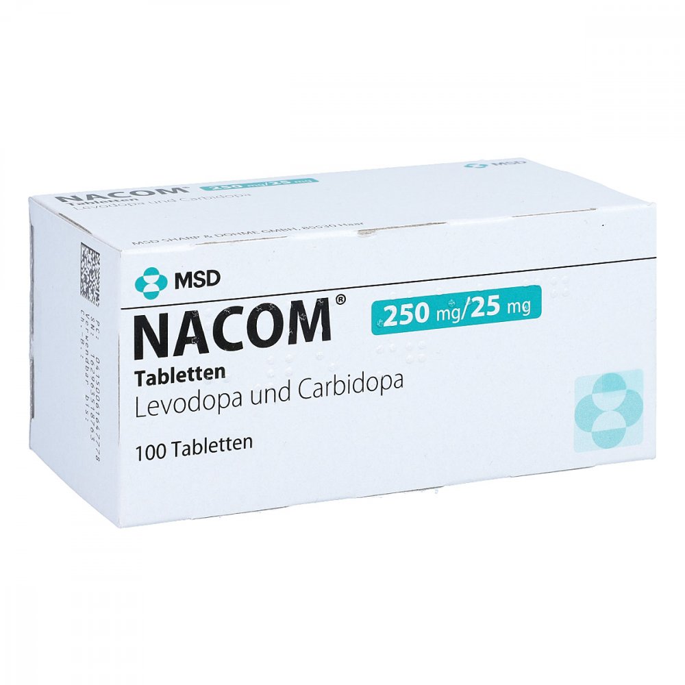 NACOM 250mg/25mg 100 stk online kaufen günstig bei apo.com