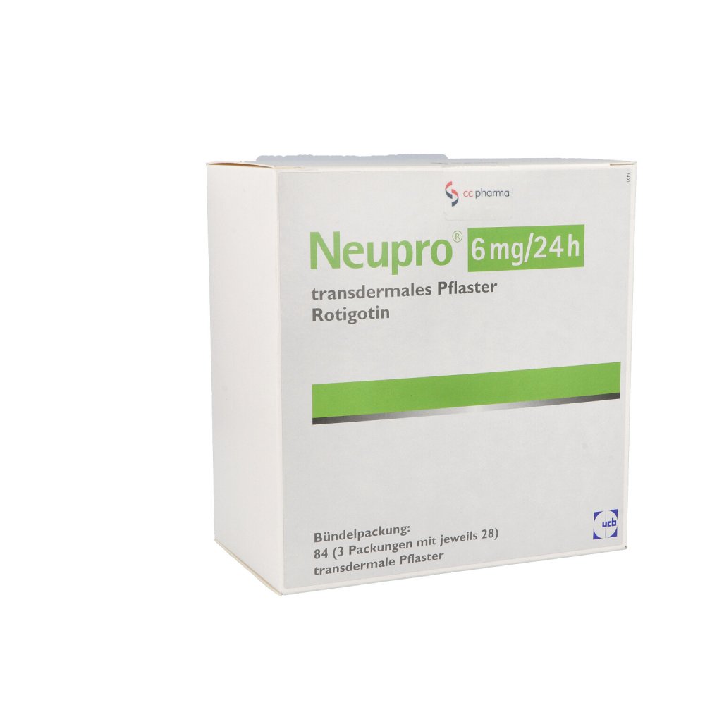 Neupro 6 mg/24 h transdermale Pflaster 84 stk online kaufen