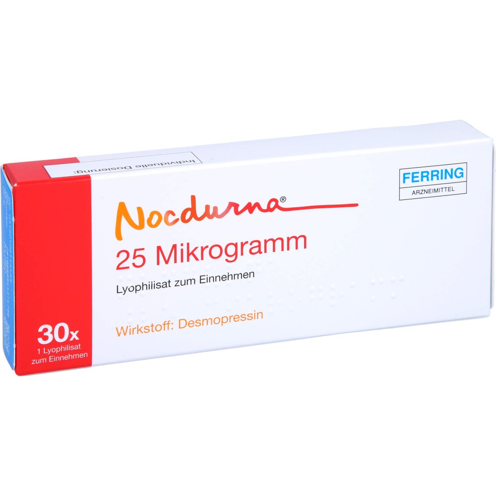 Nocdurna 25 Mikrogramm Lyophilisat zum Einnehmen 30 stk
