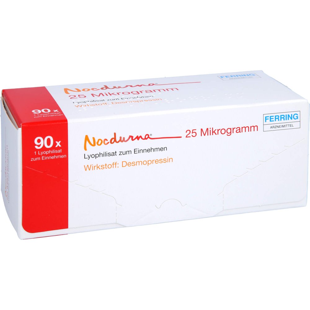 Nocdurna 25 Mikrogramm Lyophilisat zum Einnehmen 90 stk