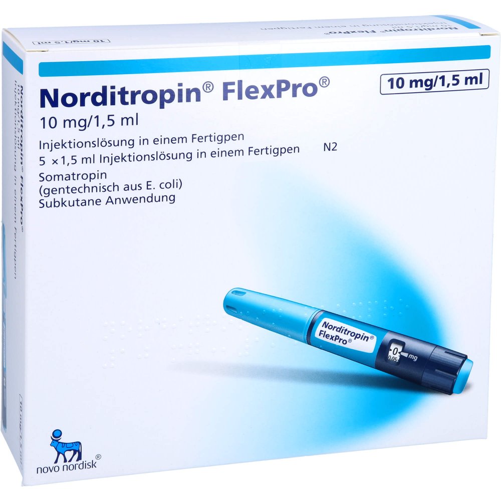 Norditropin Flexpro 10mg/1,5ml Fertigspritzen 5X1.5 ml