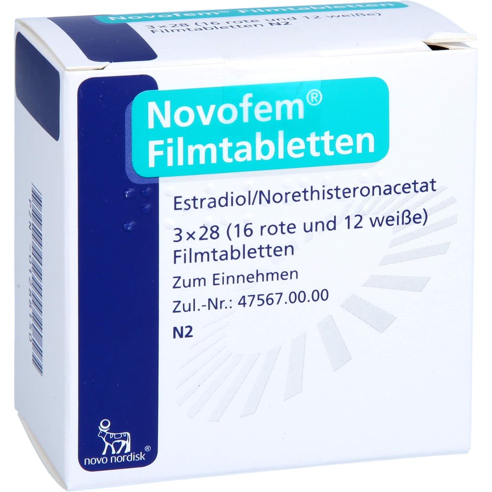 Novofem Filmtabletten 3X28 stk online kaufen